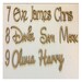 Personalised Script Names Words & Letters - Wooden Christmas High ...