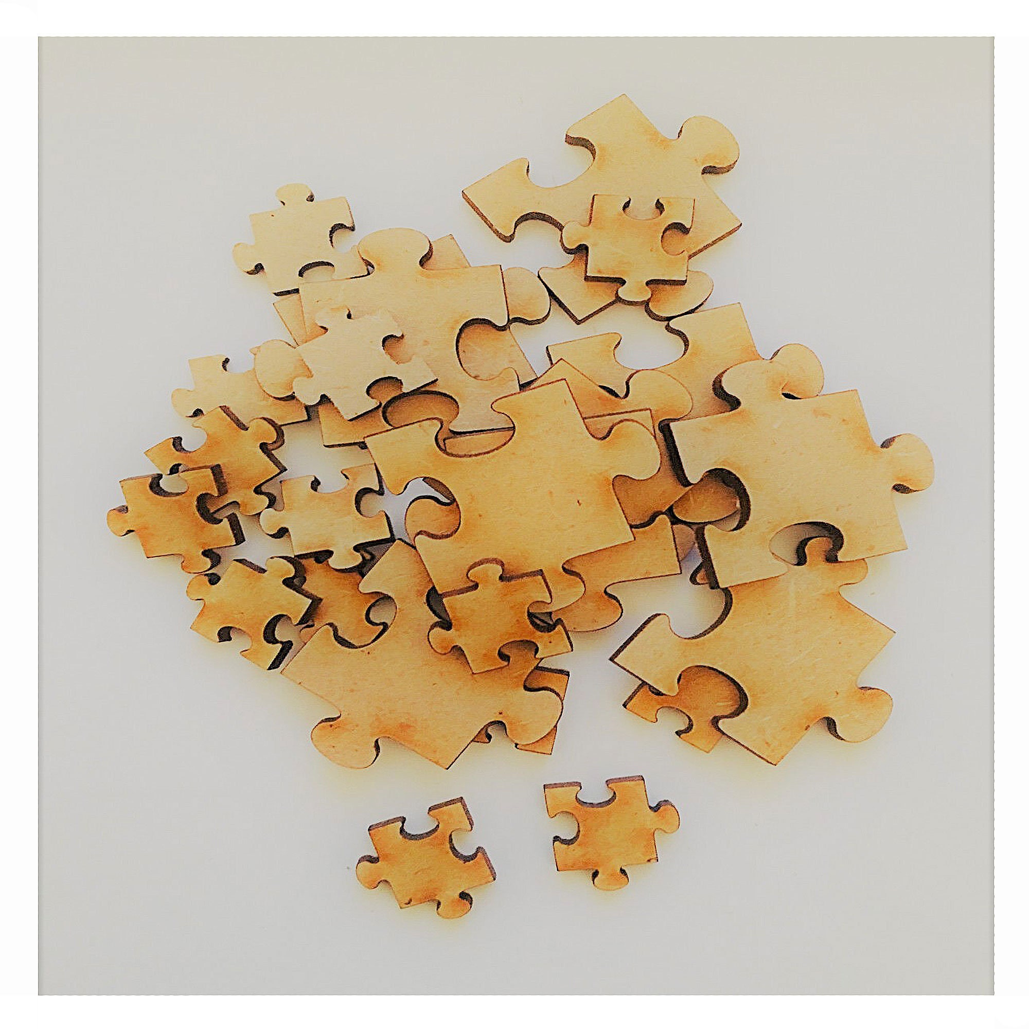 Wooden Jigsaw Shape Jigsaw Puzzle Pieces Jigsaw Pieces - Etsy UK