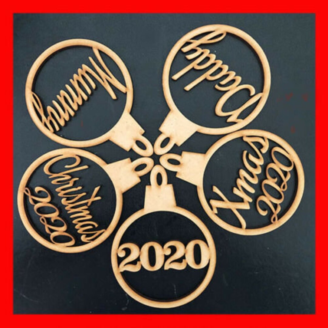 Personalised Christmas Baubles Personalised Names Christmas Decoration ...