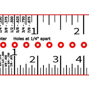 Doubling Center Finder 14 Inch Ruler SVG FILE for Laser Etcher ...