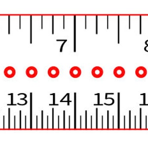 Doubling Center Finder 14 Inch Ruler SVG FILE for Laser Etcher ...