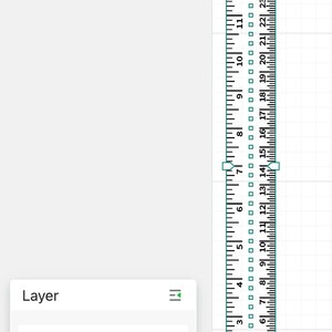 Doubling Center Finder 14 Inch Ruler SVG FILE for Laser Etcher ...