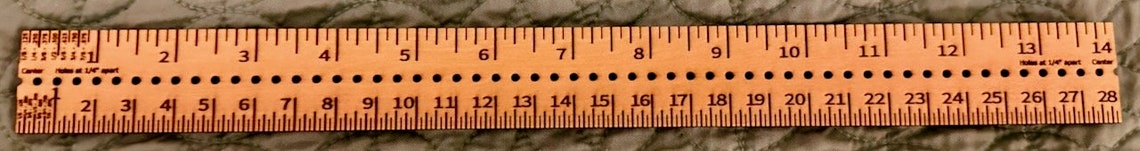Doubling Center Finder 14 Inch Ruler SVG FILE for Laser Etcher ...