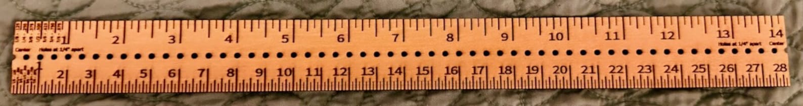 Doubling Center Finder 14 Inch Ruler SVG FILE for Laser Etcher ...
