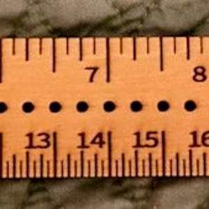 Doubling Center Finder 14 Inch Ruler SVG FILE for Laser Etcher ...