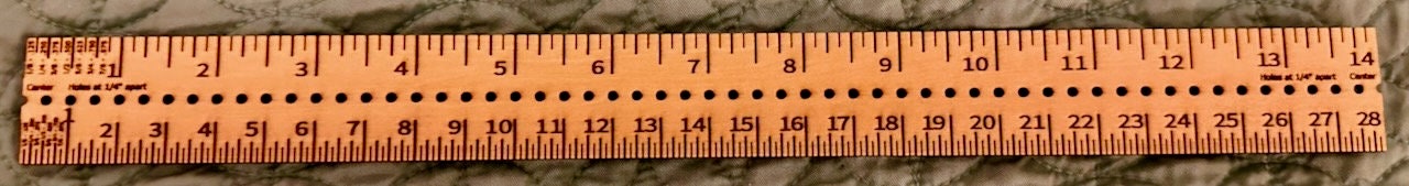 Doubling Center Finder 14 Inch Ruler SVG FILE for Laser Etcher ...