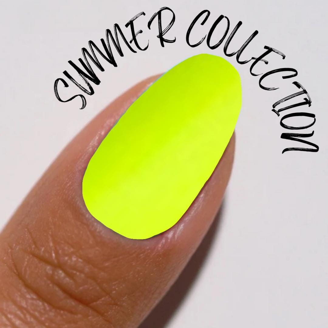 Summer Nail Collection | Custom Solid Color Press-on Nails | Gloss or ...