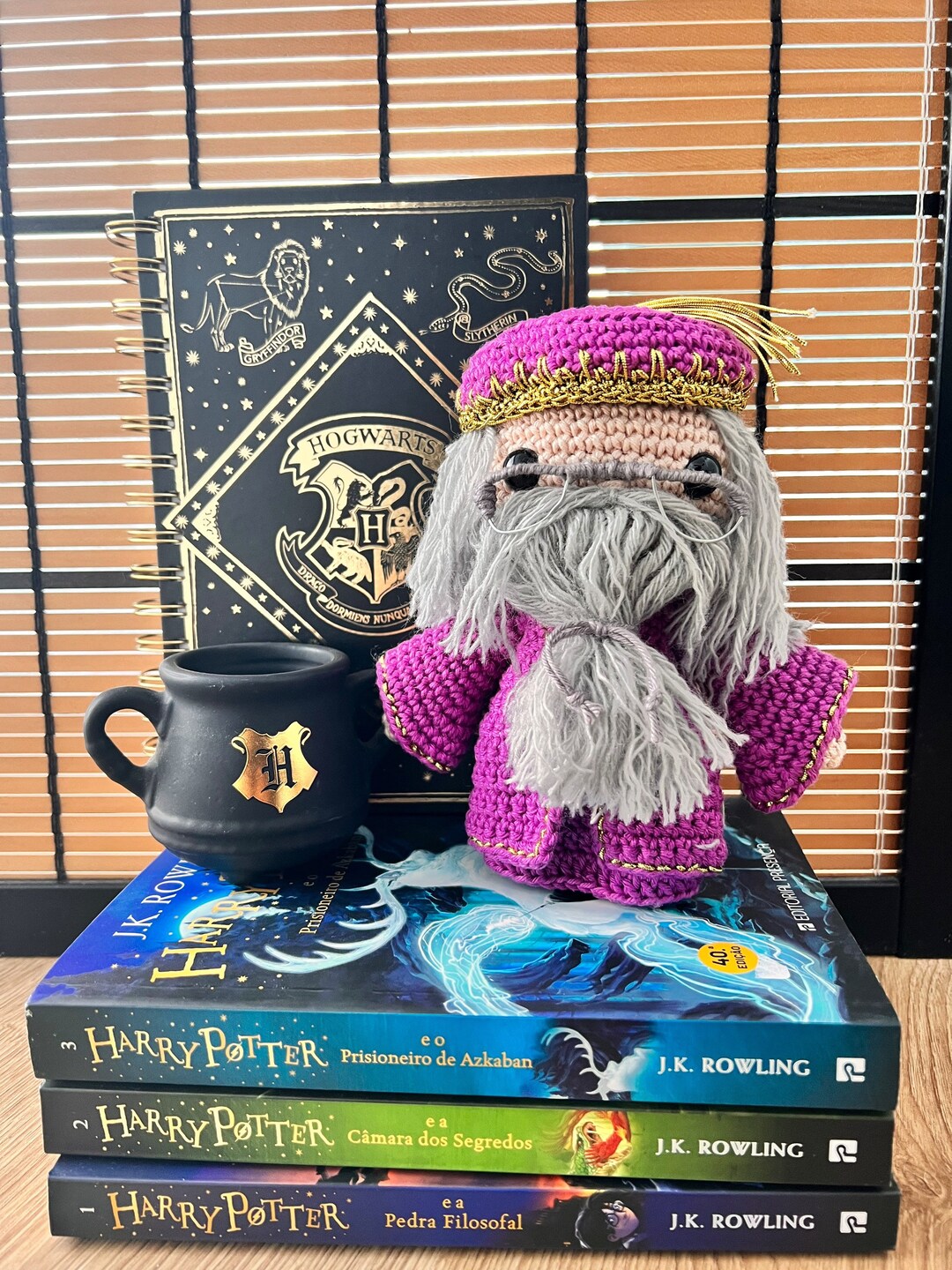 Albus Dumbledore Amigurumi From Harry Potter 20 Cm - Etsy