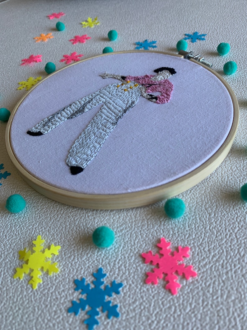 Harry Styles Handmade Embroidery Hoop Art 15cm | Etsy