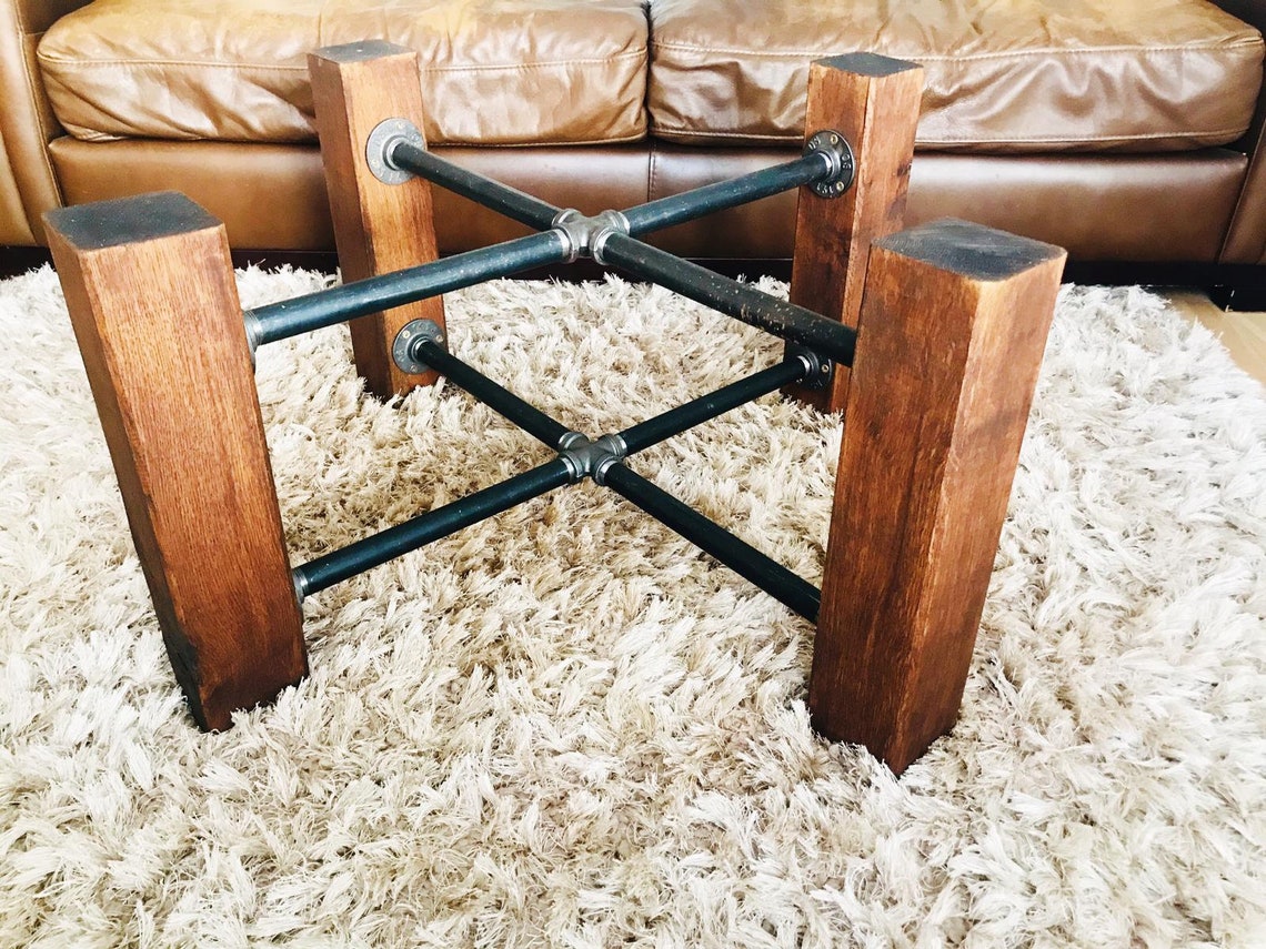 Bespoke Handmade Steel Pipe Coffee Table Base / Legs. - Etsy