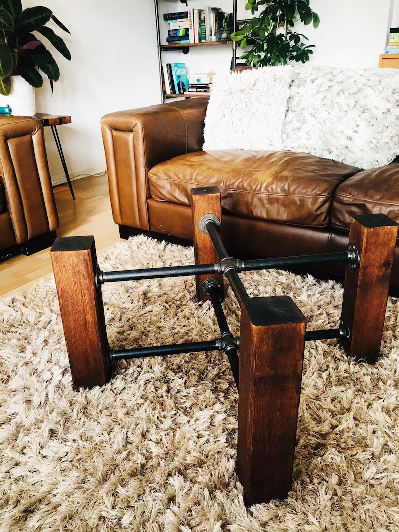 Bespoke, Handmade Steel Pipe Coffee Table Base / Legs. Industrial Style ...