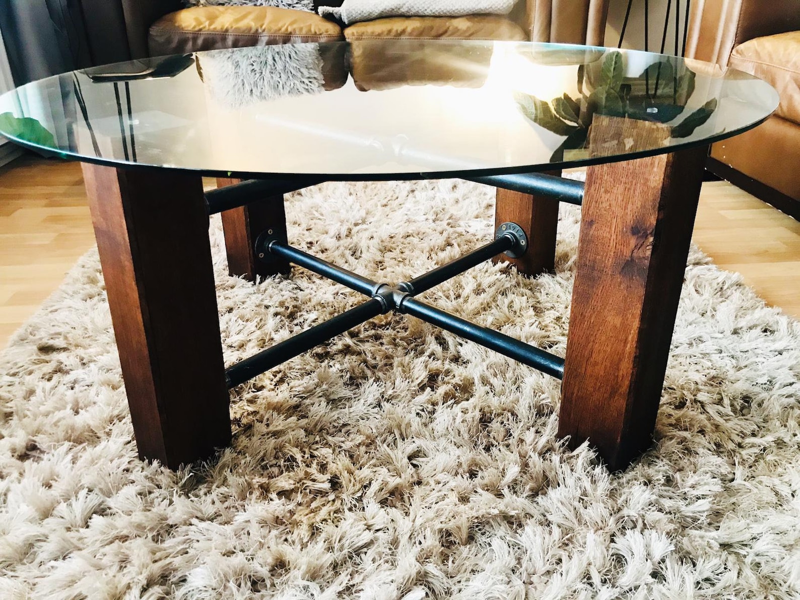 Bespoke, Handmade Steel Pipe Coffee Table Base / Legs. Industrial Style ...