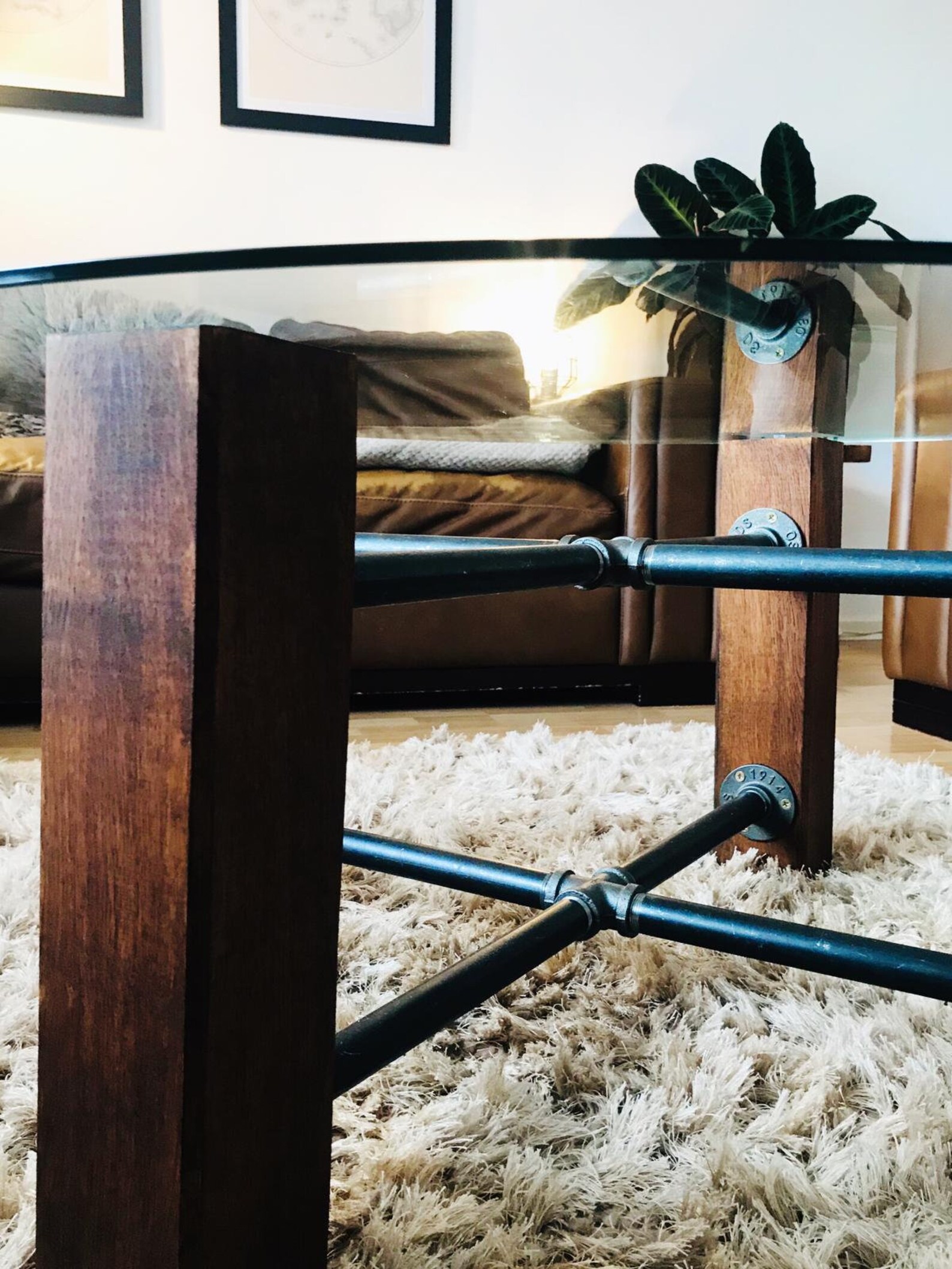 Bespoke Handmade Steel Pipe Coffee Table Base / Legs. | Etsy