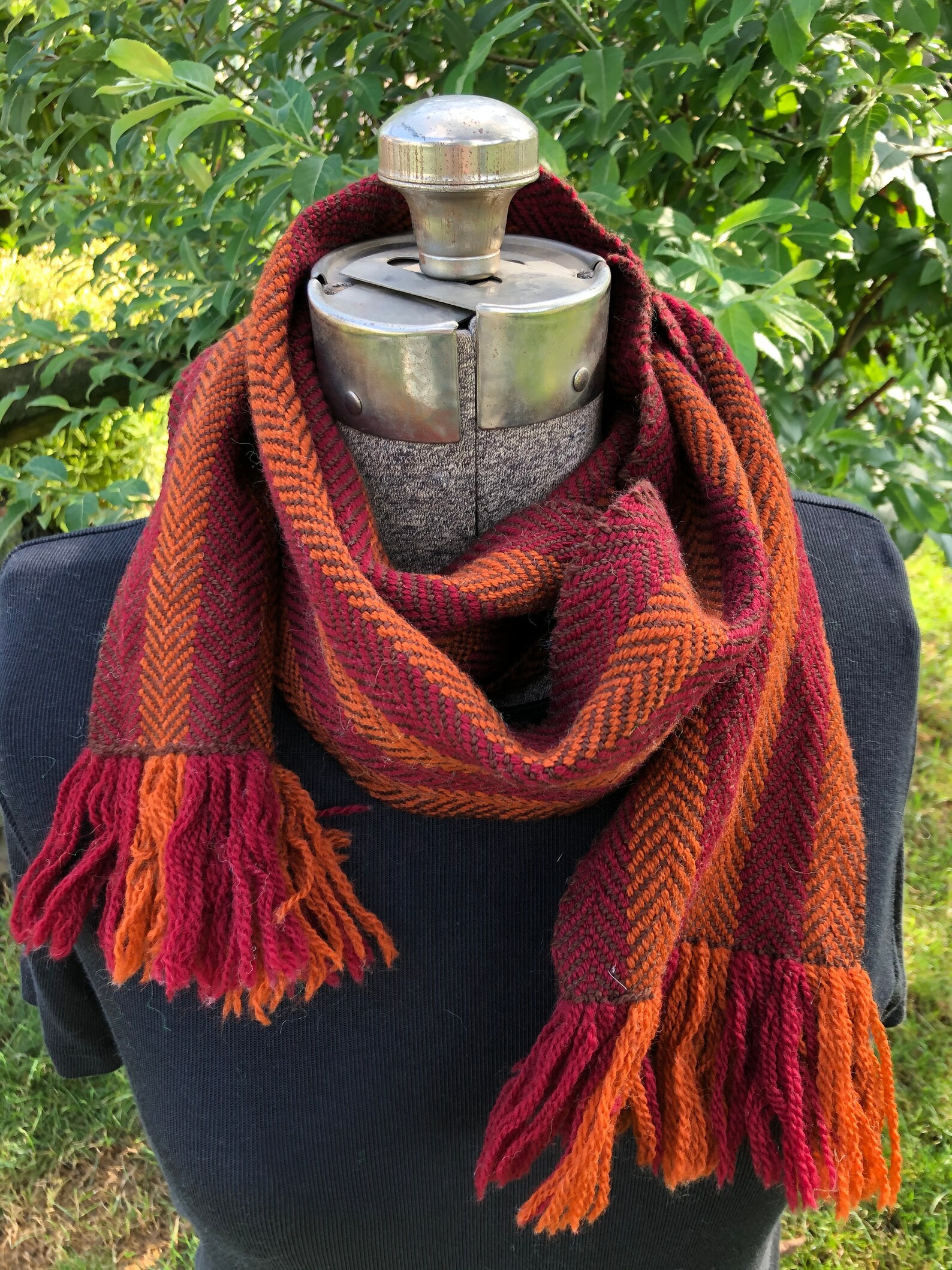 Handwoven Autumn Scarf - Etsy