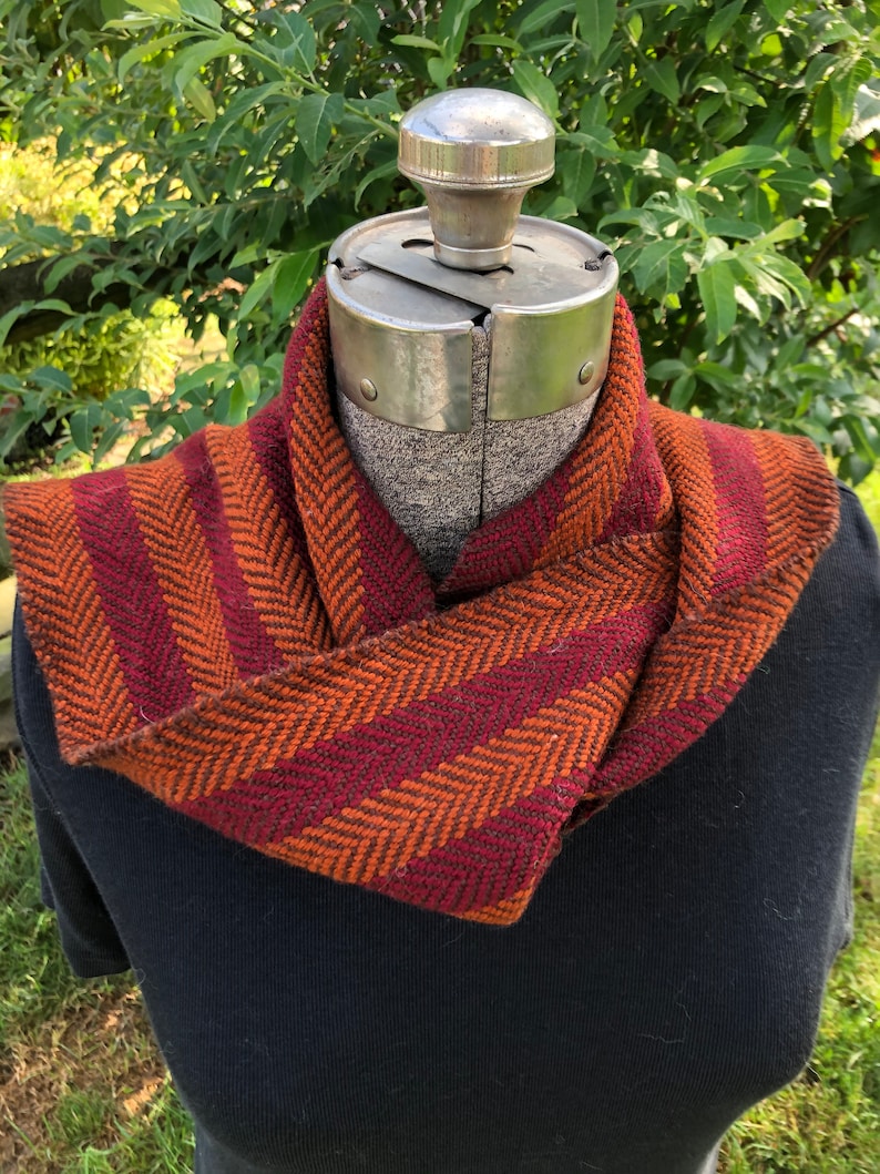 Handwoven Autumn Scarf - Etsy