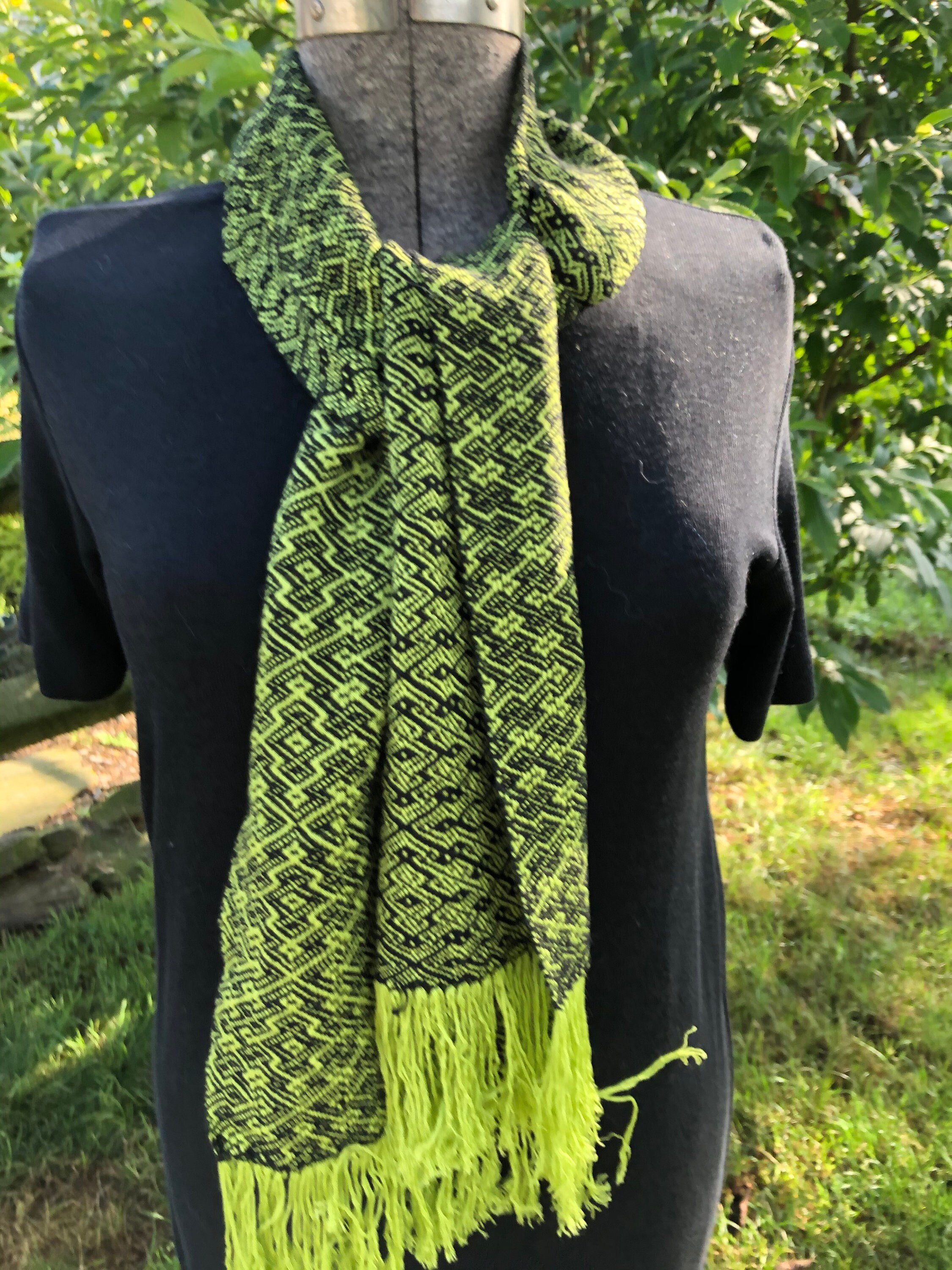 Handwoven Bamboo Scarf - Etsy