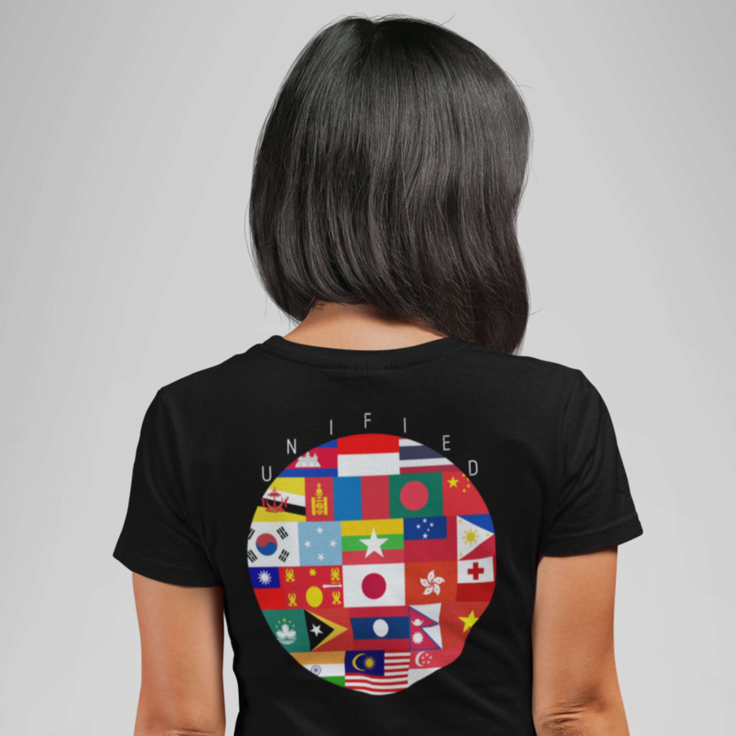 Front and Back Unified AAPI Flag Shirt/ Stop Asian Hate/ AAPI/ Asian ...