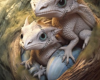 Dragons Fantasy Art Printable Poster, Fantasy Dragon Download Digital ...