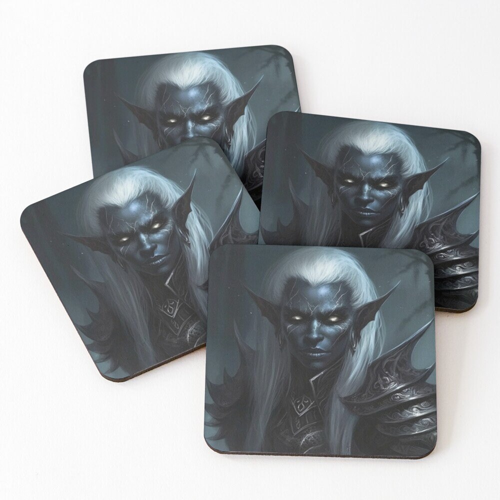 Download Digital Dark Elf Drow Fantasy Art Print Printable Image Stock ...