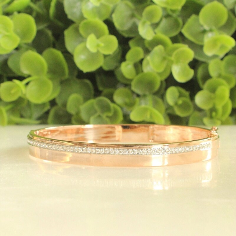 Gold Bangles 14k - Etsy