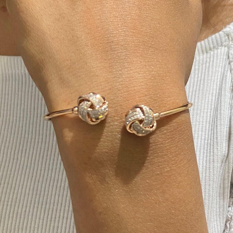 Gold Knot Bracelet - Etsy