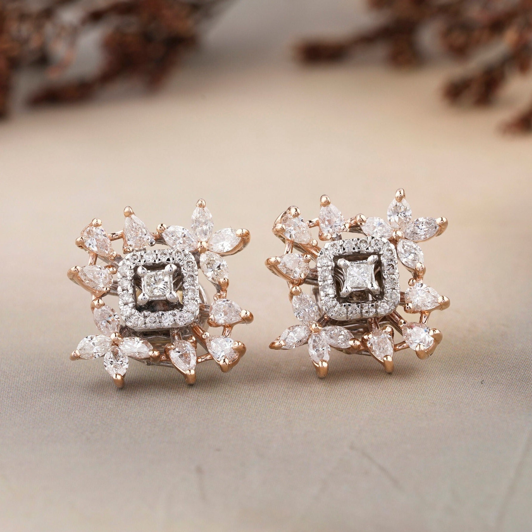 Ear tops designs diamond store