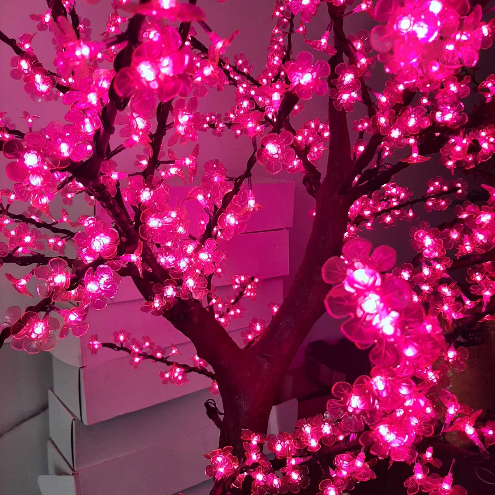 Pink Lighted Cherry Blossom Tree: 6.5ft LED Indoor/outdoor Decor - Etsy