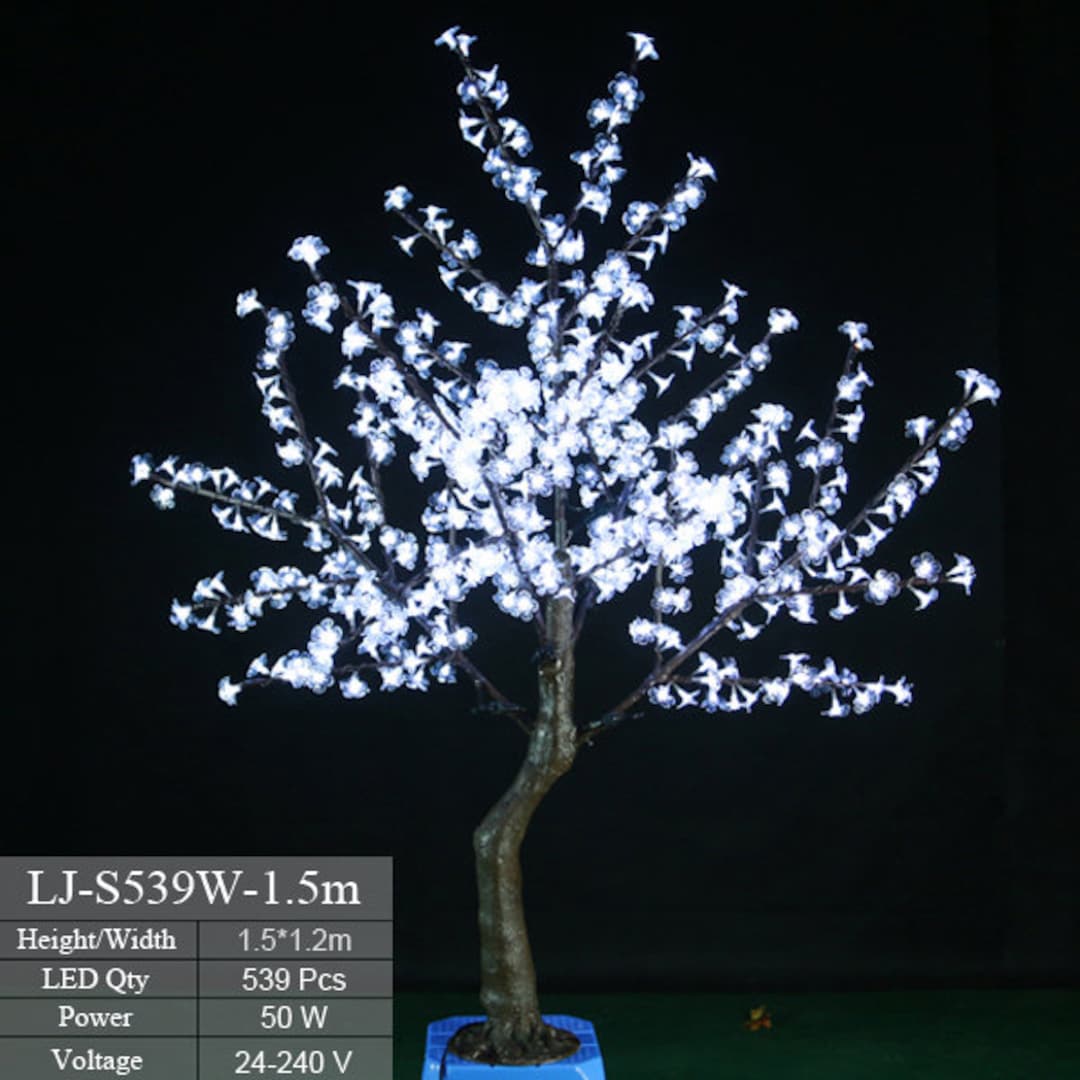 5ft/1.5m LED Cherry Blossom Tree -for Indoor and Outdoor Use 540 Leds ...