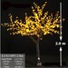 Outdoor LED Artificial Maple Leaf Tree Light . 9.8ft/3.0m Glow Color ...