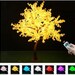Outdoor LED Artificial Maple Leaf Tree Light . 9.8ft/3.0m Glow Color ...
