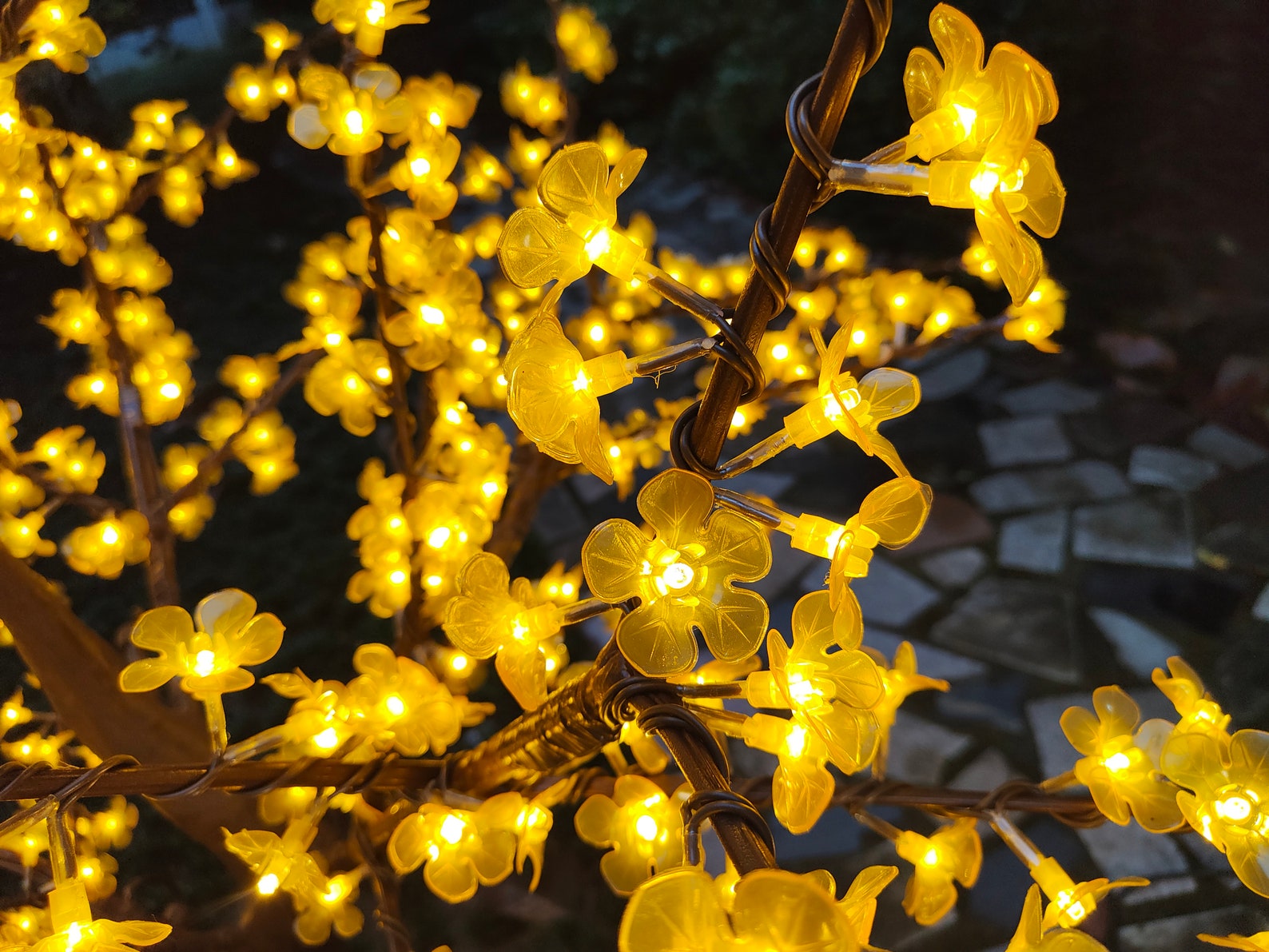 6.0ft/1.8m LED Cherry Tree 646pcs Leds Yellow Sakura - Etsy