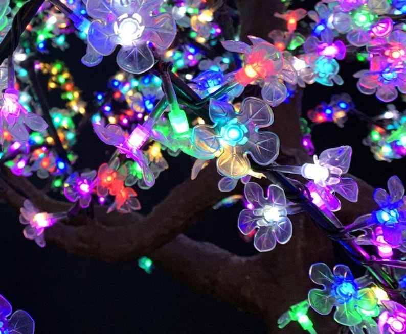 5ft LED Cherry Blossom Tree: Indoor/outdoor Decor - 540 Leds - Etsy