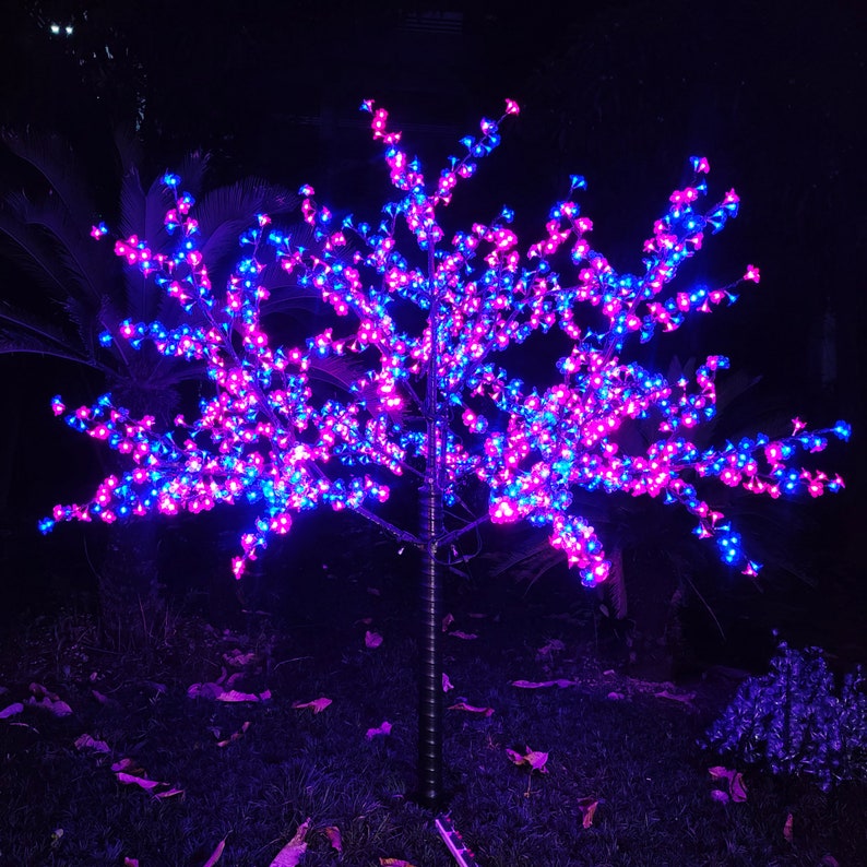 LED Cherry Blossom Tree With 1728 Leds -7ft/2.0m for Indoor and Outdoor ...