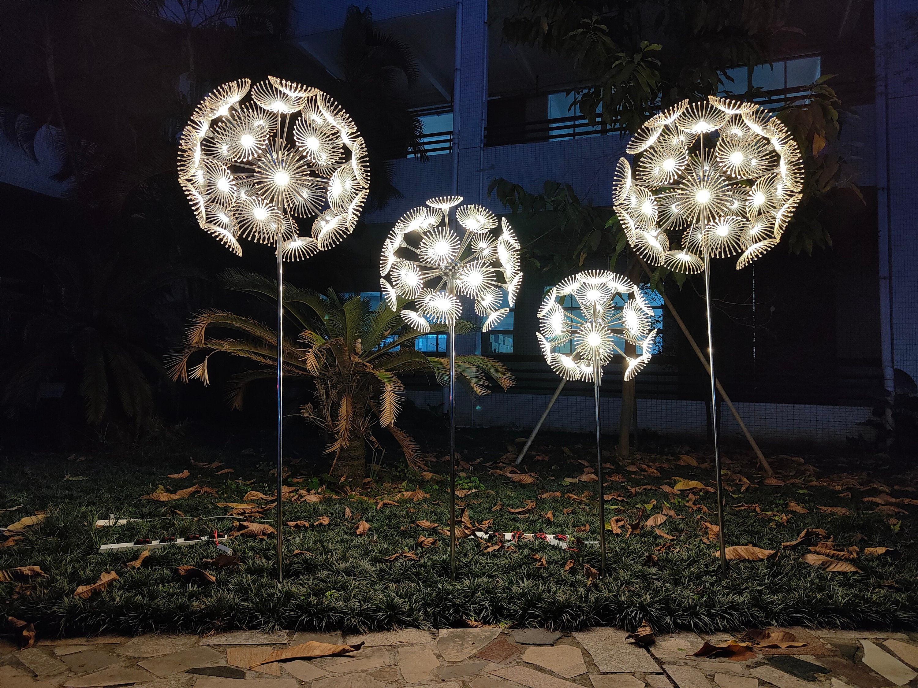 LED Lawn Lamp Dandelion Landscape Garden Lawn Lamp. - Etsy