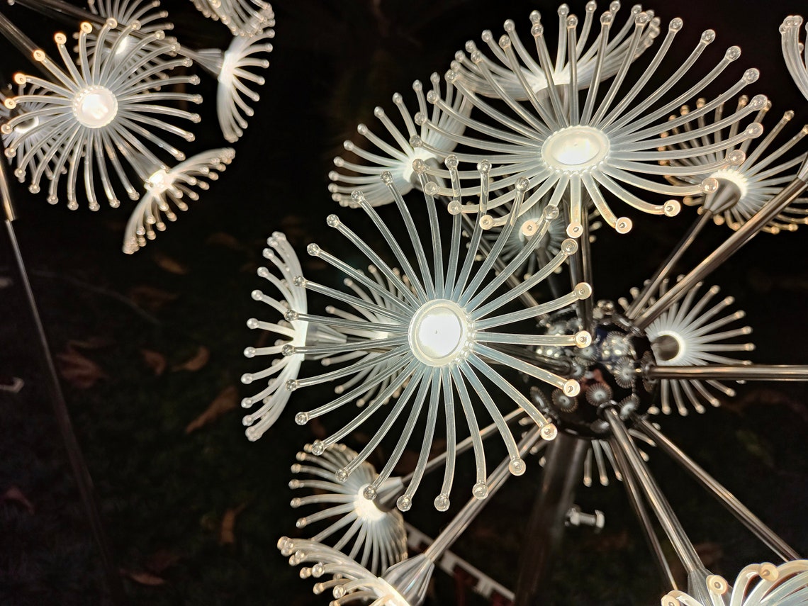 LED Lawn Lamp Dandelion Landscape Garden Lawn Lamp. - Etsy