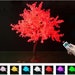 Outdoor LED Artificial Maple Leaf Tree Light . 9.8ft/3.0m Glow Color ...