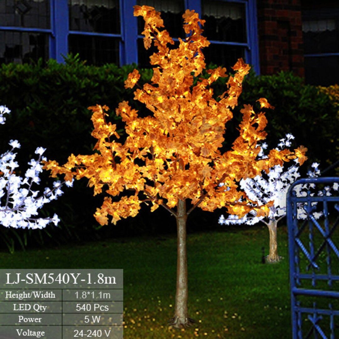 LED Tree Maple Leaf Outdoor/indoor 5.0ft/1.5m 540pcs Leds - Etsy