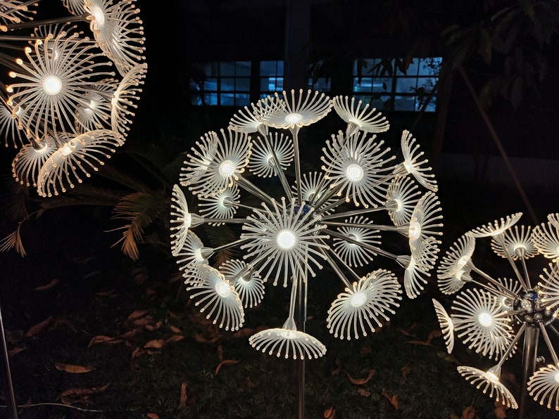 LED Lawn Lamp Dandelion Landscape Garden Lawn Lamp. - Etsy