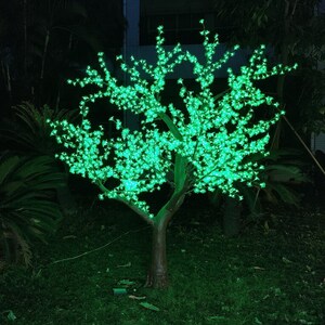 8.5ft. LED Tree Blossoming Cherry 2484 Leds - Etsy