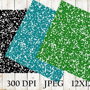 Composition Notebook Digital Papers-free Composition LABEL & SVG ...