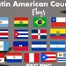 21 Latin American Countries Flags Clipart-south America, Central ...