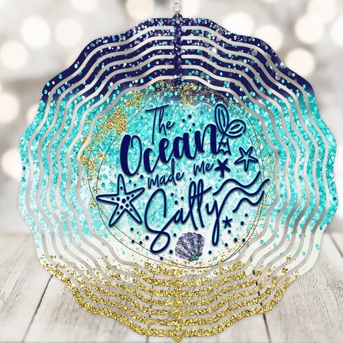 Beach Gold Wind Spinner Template Wind Spinners for - Etsy