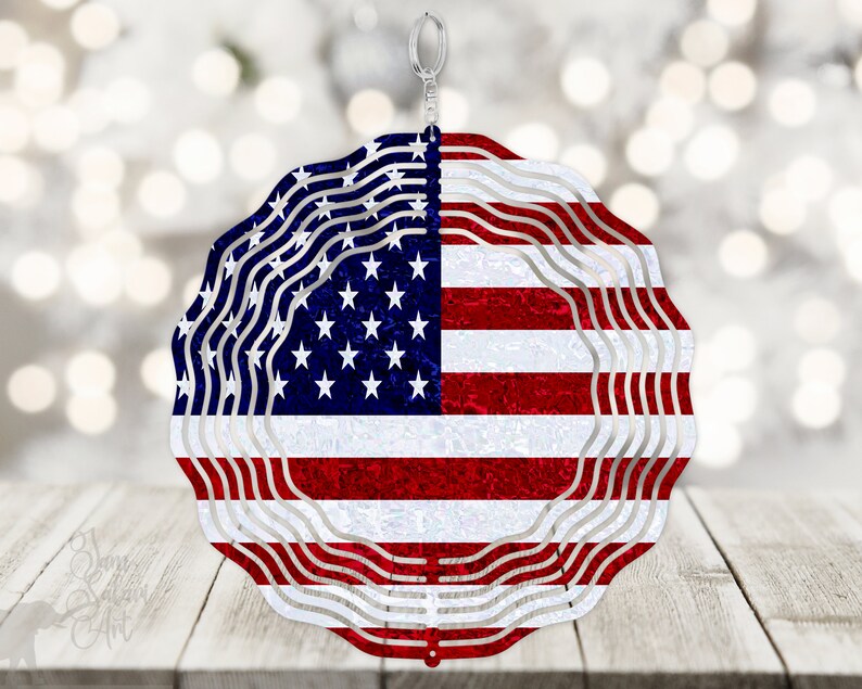 American Flag Wind Spinner Template Wind Spinners for - Etsy