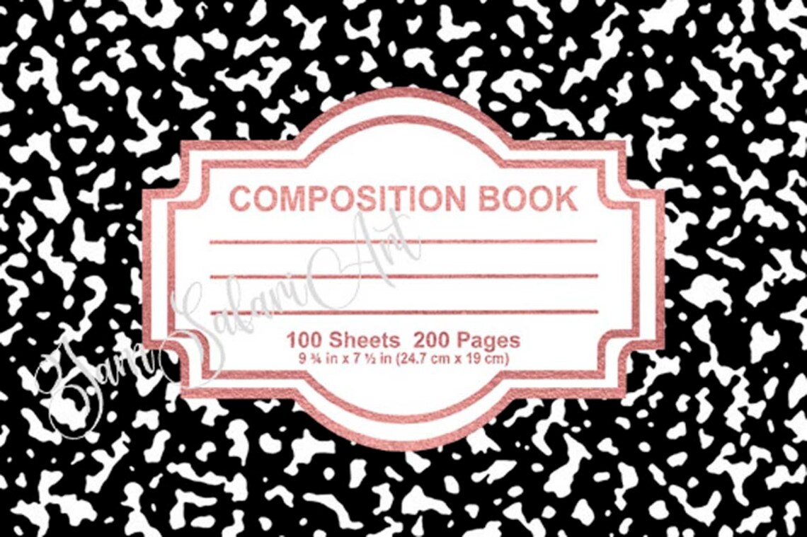 9 Composition Notebook Labels Svg-tags-tumblers Svg Teacher - Etsy