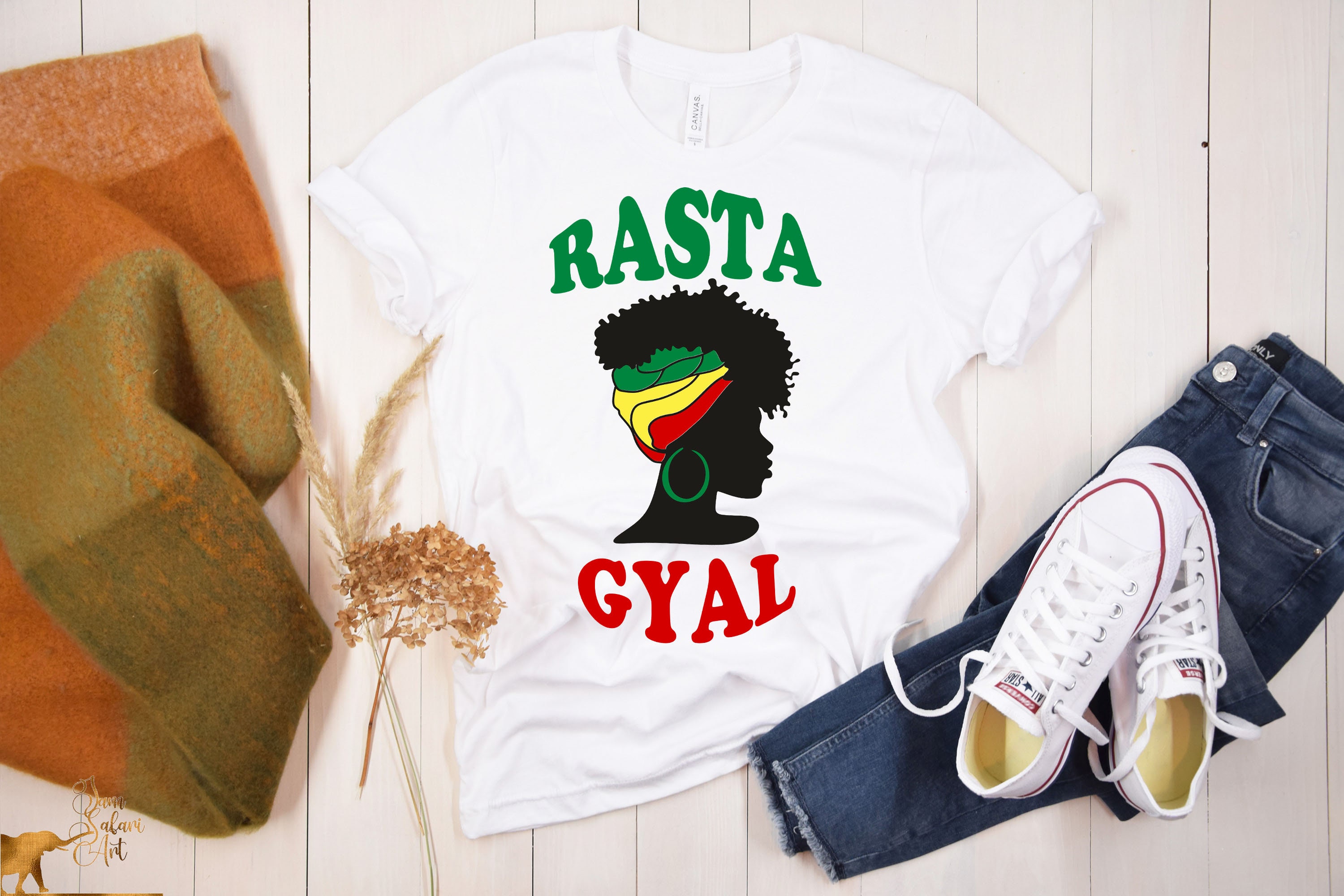 Rasta Gyal SVG PNG Clipart-DXF Irie Rastafari Movement | Etsy