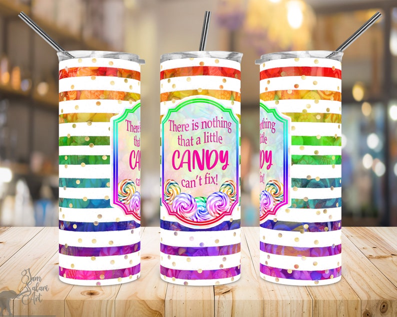 Candy Label PNG Tumbler Candy Label Candy Sublimation - Etsy