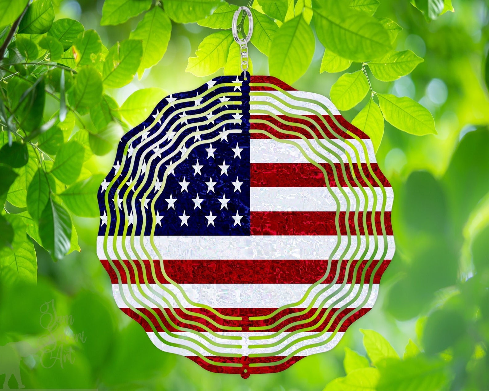 American Flag Wind Spinner Template Wind Spinners for - Etsy