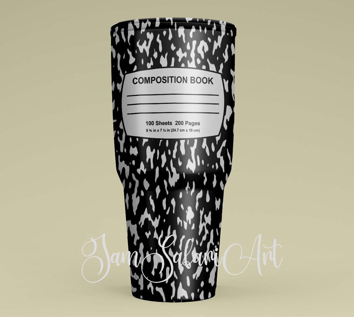 9 Composition Notebook Labels Svg-tags-tumblers Svg Teacher - Etsy