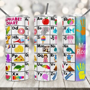 20 Oz Skinny Tumbler Design, Back to School Tumbler, Teacher Tumbler ...