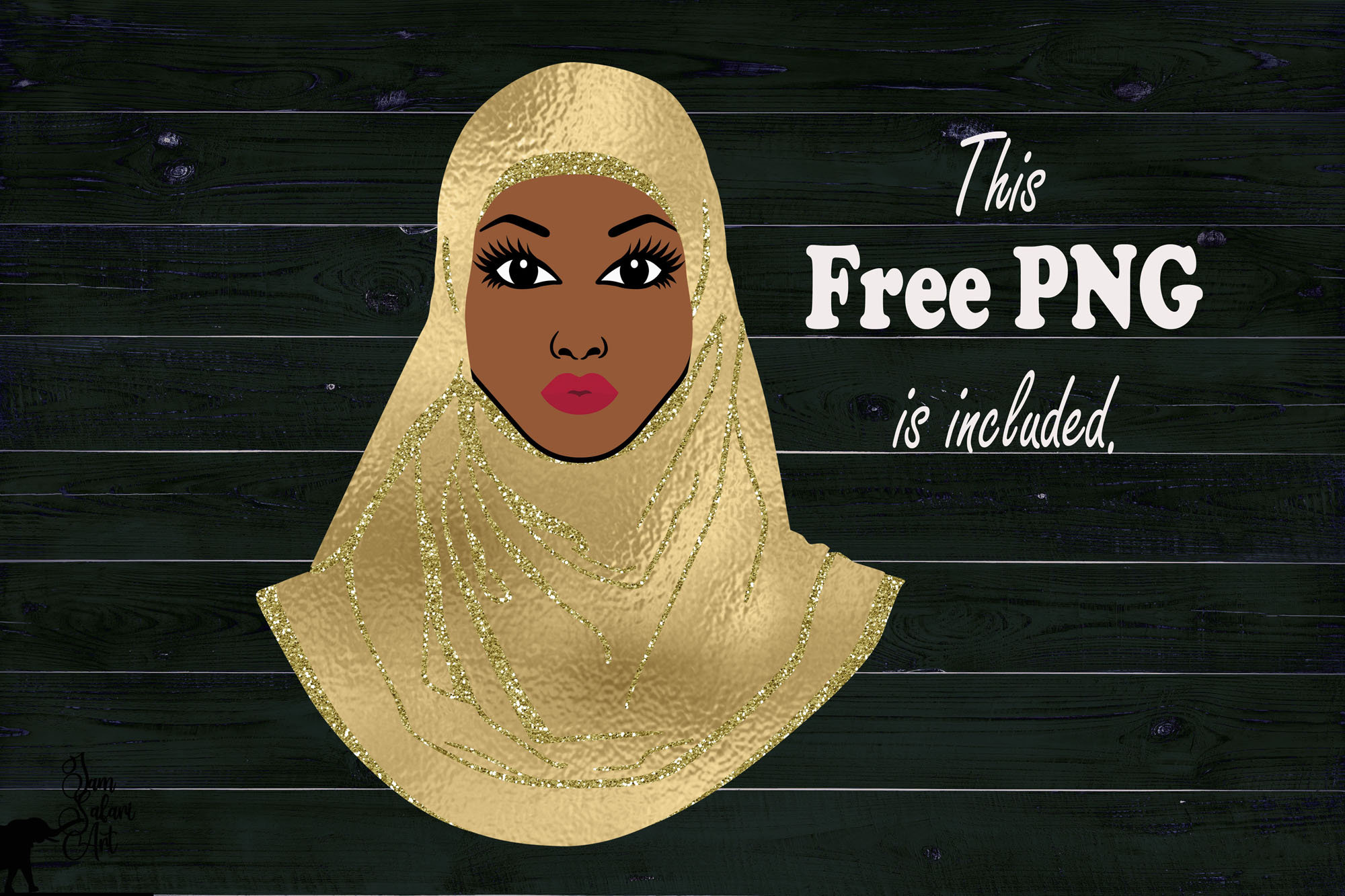 Afro Muslim Woman Svg-hijab Hijab Svg African American Svg - Etsy